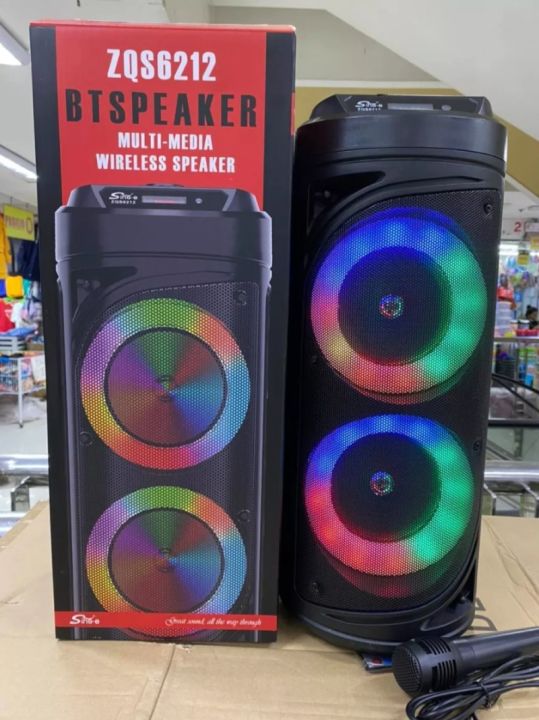 اسپیکر بلوتوثی قابل حمل شارژی مدلZQS6212باباطری بزرگ پک اماراتی - شیائومی تاپ استور دنیای بزرگ ...