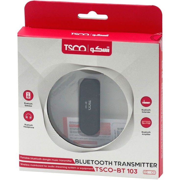 دانگل بلوتوث تسکو (Tsco) مدل BT 103 - شیائومی تاپ استور دنیای بزرگ گوشی های قسطی