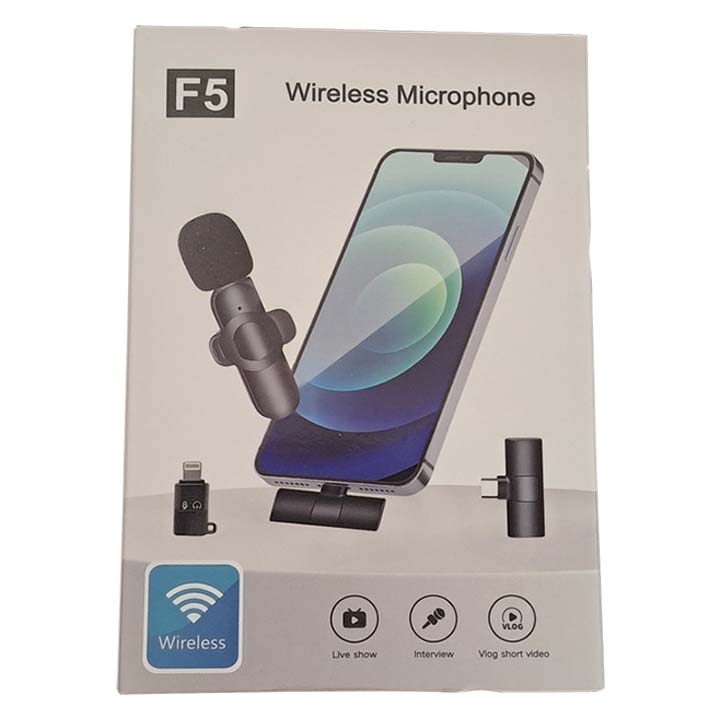 میکروفن بی سیم مدل F5 CLEAR TIMBRE – شیائومی تاپ استور دنیای بزرگ تکنولوژی